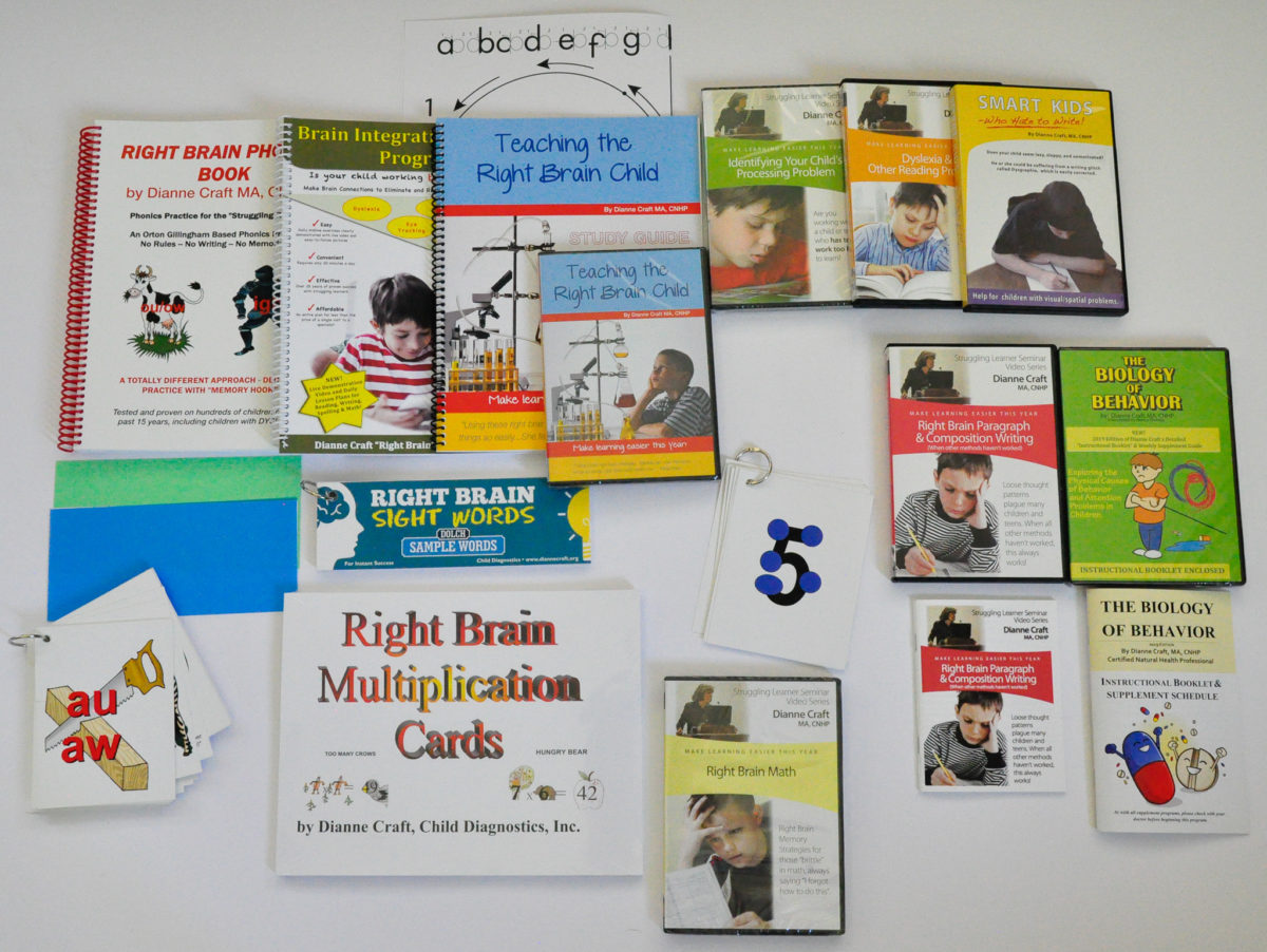 The Foundational Package: Reading, Writing, Spelling, Math, Nutrition - Child Diagnostics