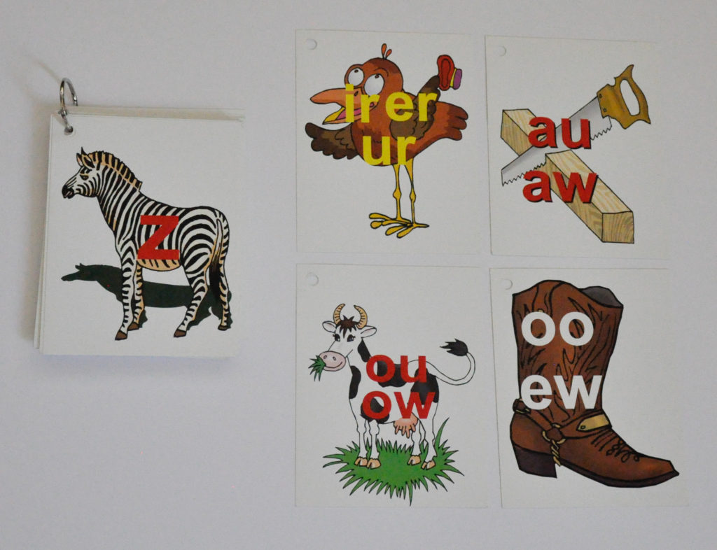 Right Brain Phonics Cards- Imbed Sounds with Pictures - Child Diagnostics