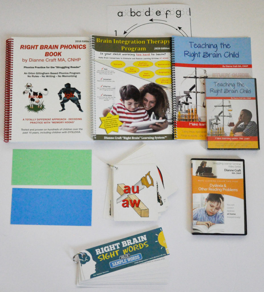 Reading Package-Right Brain Remedial Reading - Child Diagnostics